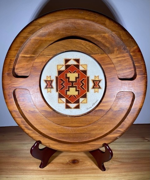 jerry abrams | Dining | Retro Wood Tile Cheese Cracker Board By Jerry ...